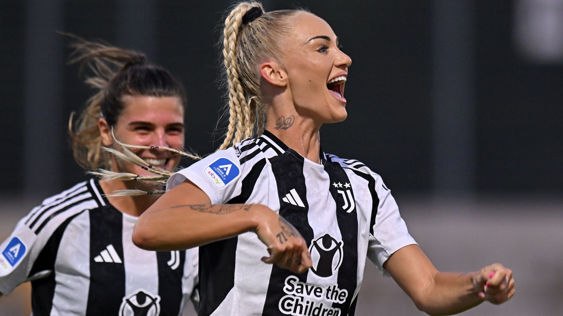 'Feel so happy' – Alisha Lehmann reacts to first competitive Juventus goal after transfer from ...